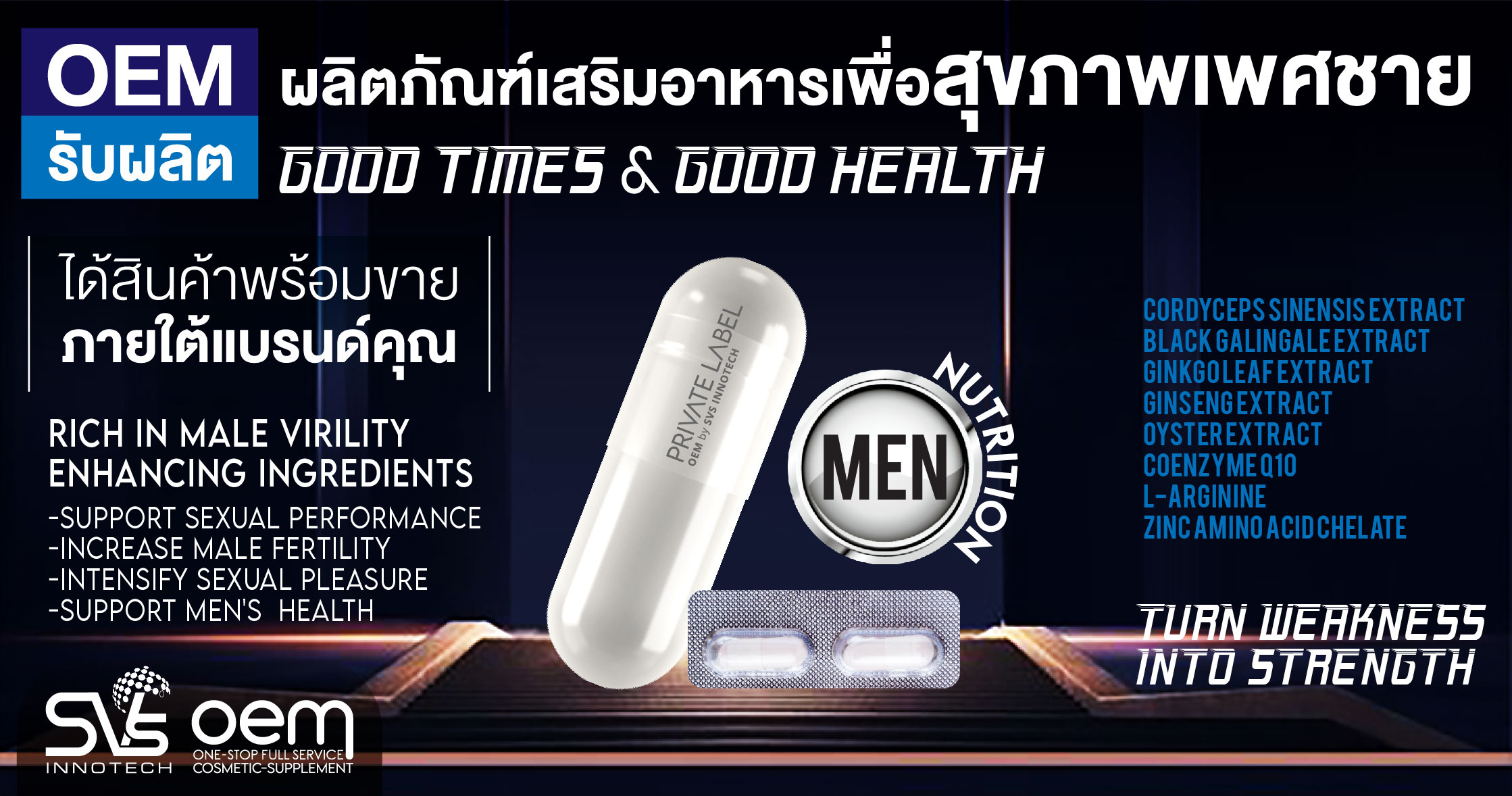 เพื่อสุขภาพเพศชาย (Men Health Support) - SVSInnotech